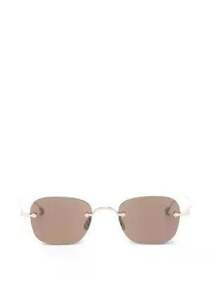 Thom Browne Rimless Square Sunglasses - Silver