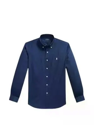 Polo Ralph Lauren Featherweight Logo-embroidered Button-down Cotton Shirt
