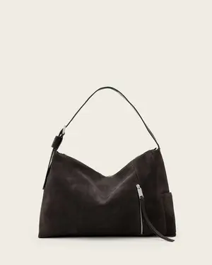 ALLSAINTS Alba Suede Shoulder Bag