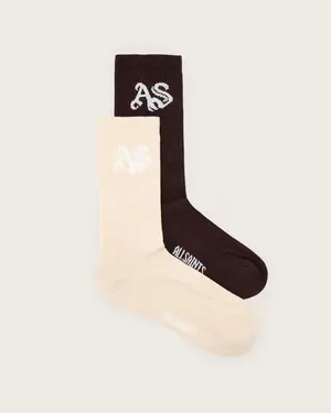 ALLSAINTS Gothic Crew Socks 2 Pack