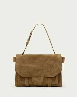 ALLSAINTS Ursa Suede Satchel