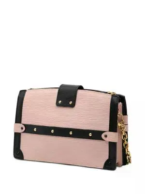 LOUIS VUITTON Epi Trunk Clutch Crossbody Bag - Black