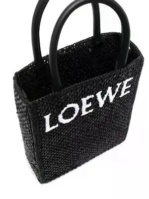 Loewe A5 Raffia Tote Bag