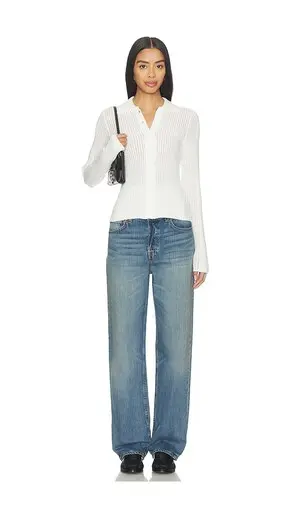 ALL THE WAYS Kelly Button Up Sweater