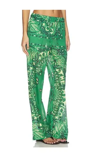Attico Printed Cotton Pant
