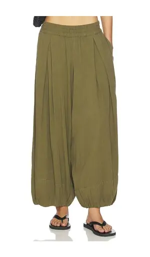 Free People Moonflower Ballon Pant - Sage