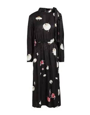 Paul & Joe Midi Flared Satin Dress