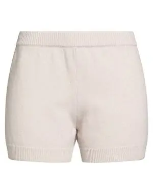 ROBERTO COLLINA Hot Pants In Light Wool And Cashmere - Grey