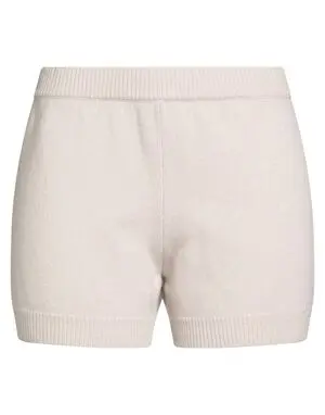 ROBERTO COLLINA Hot Pants In Light Wool And Cashmere - Grey