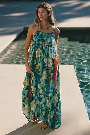 CELANDINE Malika Printed Maxi Dress