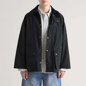 Barbour Os Peached Bedale Casual Jacket - Navy