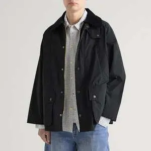 Barbour Os Peached Bedale Casual Jacket - Navy