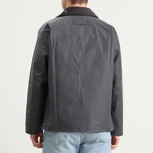 Barbour Re-engineered Blackett Spey Wax Jacket - Asphalt