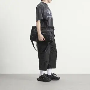 Balenciaga Ripstop Cropped Cargo Pants