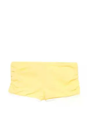 Christopher Esber Oasis Ruched Boyshorts - Yellow