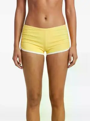 Christopher Esber Oasis Ruched Boyshorts - Yellow