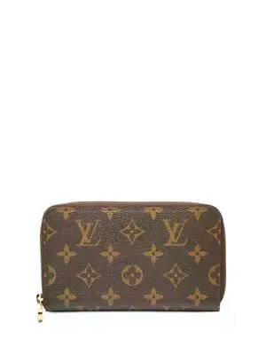 LOUIS VUITTON 2012 Monogram Zippy Compact Wallet Long Wallets - Brown