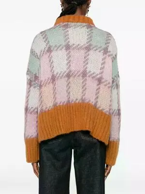 Marni Checked Long-sleeve Sweater