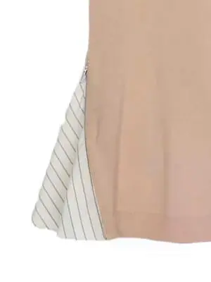 3.1 Phillip Lim Zip-detail Striped Mini Dress - Neutrals