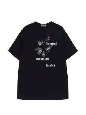 Yohji Yamamoto Graphic-print T-shirt - Black