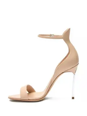 Casadei Cappa Blade Heeled Sandals - Neutrals