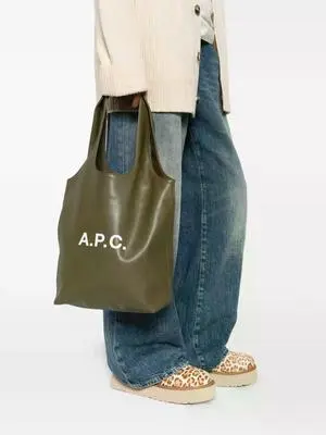 A.p.c. Small Ninon Logo-print Tote Bag