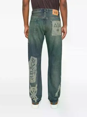 Aries Metal 00`s Lilly Straight-leg Jeans