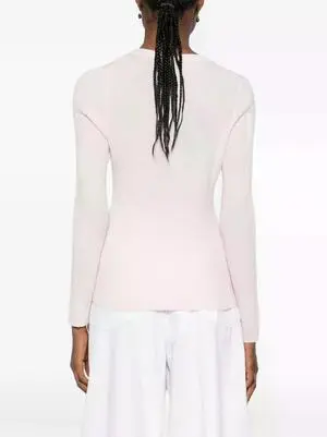 ALLUDE Ribbed Cardigan