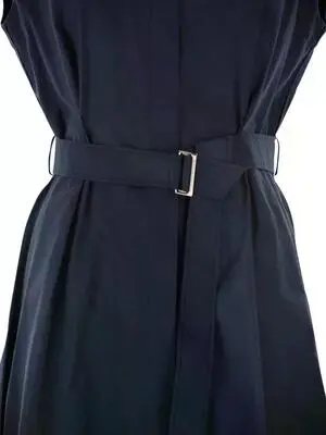 Brunello Cucinelli Sleeveless Belted Maxi Dress - Blue