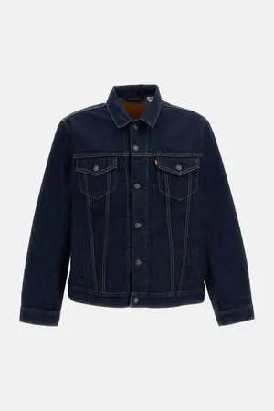 LEVI STRAUSS &AMP; CO. Giacca Jeans Stile Trucker - Blu