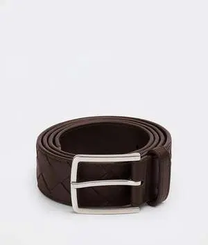 Bottega Veneta Woven Leather Belt - Brown