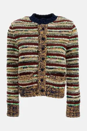 Sacai Mixed Knit Cardigan
