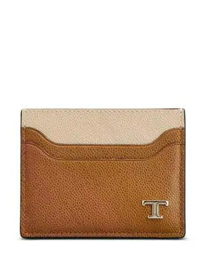TOD'S Logo-plaque Cardholder - Brown