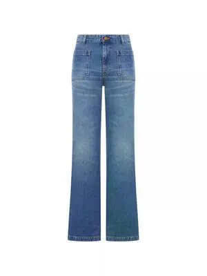 Seafarer Patch-pocket Flared Jeans