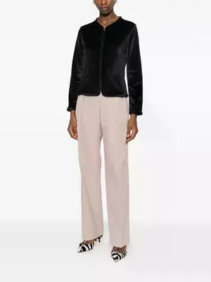 JIL SANDER Zip-up Velvet Jacket