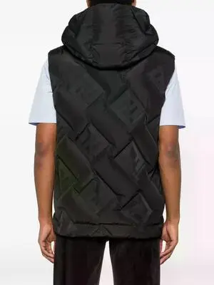 Fendi Ff-jacquard Hooded Gilet