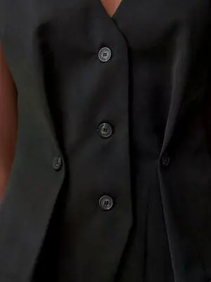 Claudie Pierlot Sleeveless V-neck Waistcoat