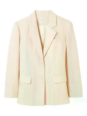 Claudie Pierlot Pinstripe Blazer - Neutrals