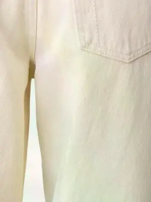 Claudie Pierlot Ecru Wide-leg Denim Trousers