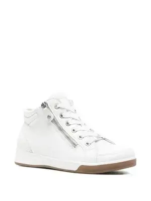 ARA Leather Zip Sneakers