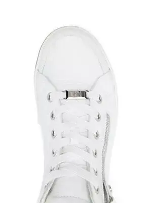 ARA Leather Zip Sneakers
