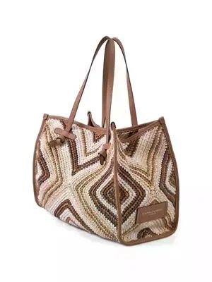 GIANNI CHIARINI Marcella Woven Tote