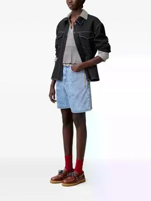 Claudie Pierlot Straight-leg Denim Shorts