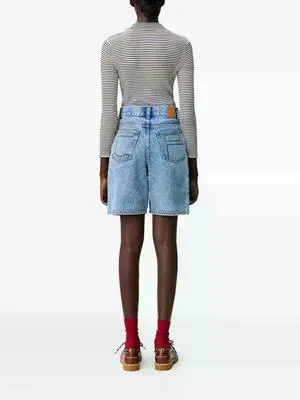 Claudie Pierlot Straight-leg Denim Shorts