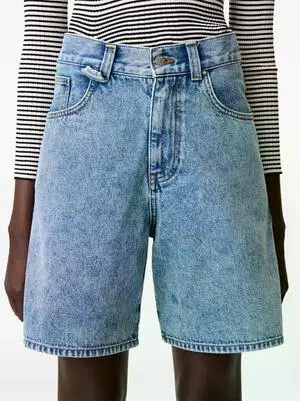 Claudie Pierlot Straight-leg Denim Shorts