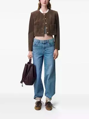 Claudie Pierlot Corduroy Cropped Jacket