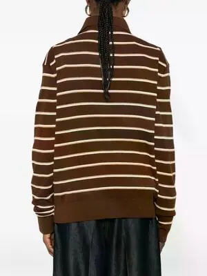 Miu Miu Striped V-neck T-shirt