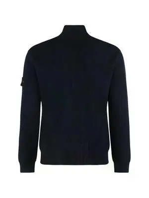 Stone Island Zip-up Organic Cotton Cardigan