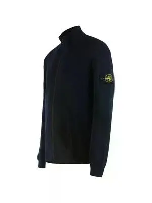 Stone Island Zip-up Organic Cotton Cardigan