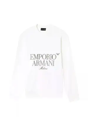 Emporio Armani Logo Sweatshirt - White